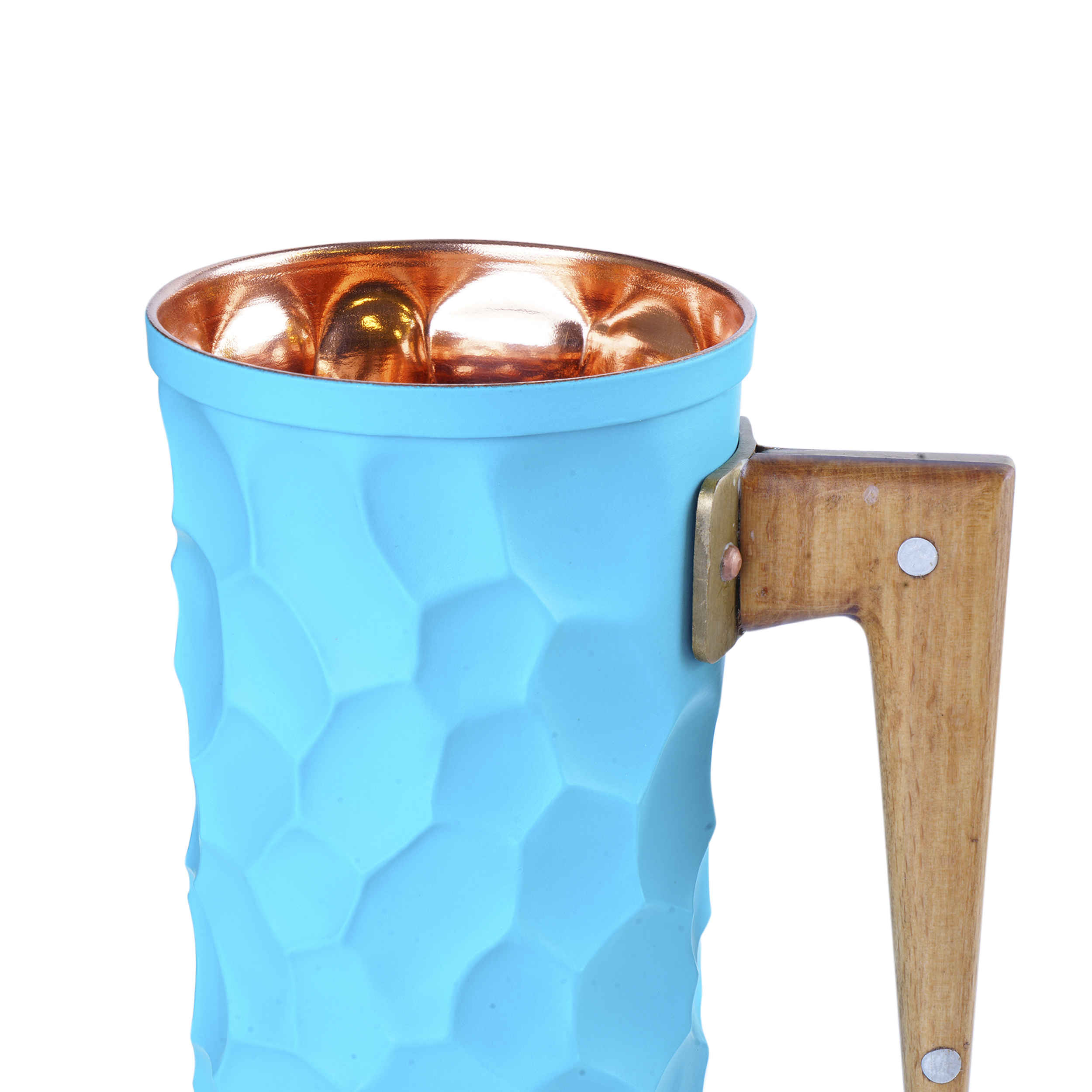 Persian Copper Pitcher Modern Style Siara - ShopiPersia