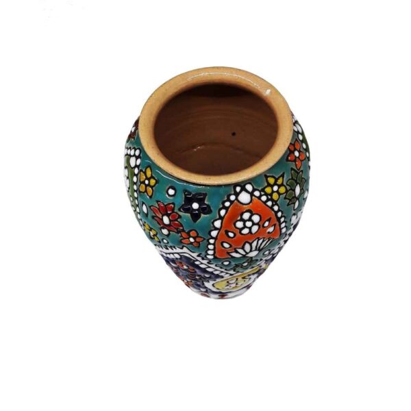 Persian Pottery Pen Holder for Desk with Minakari Enameling Mina ...