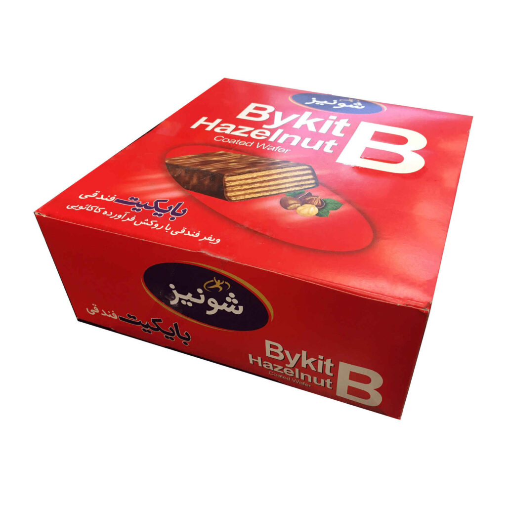Bykit Hazelnut Wafer with Cocoa Coating, 45 gr (x20) - ShopiPersia