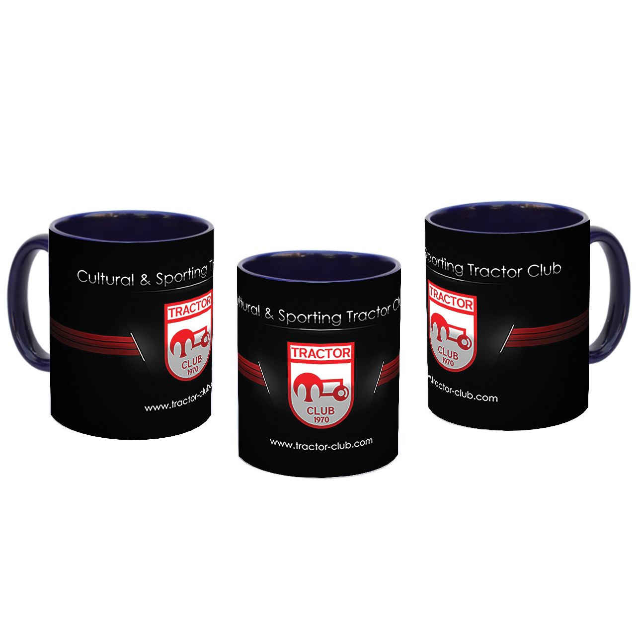 Sports Fan Mug - Tractor Football Club Logo Black - ShopiPersia