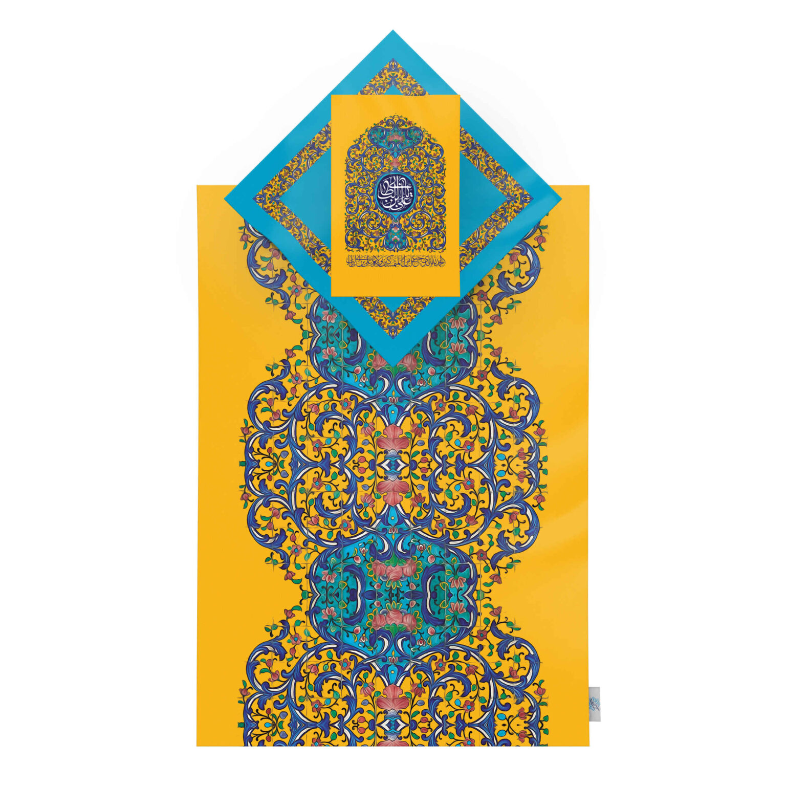 Authentic Persian Prayer Rug Hand-Knotted & Luxurious Sajada All-over ...