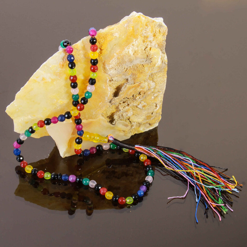 Islamic Agate Rosary Crafted with 101 Prayer Beads Tasbih Umm ul-Banin ...