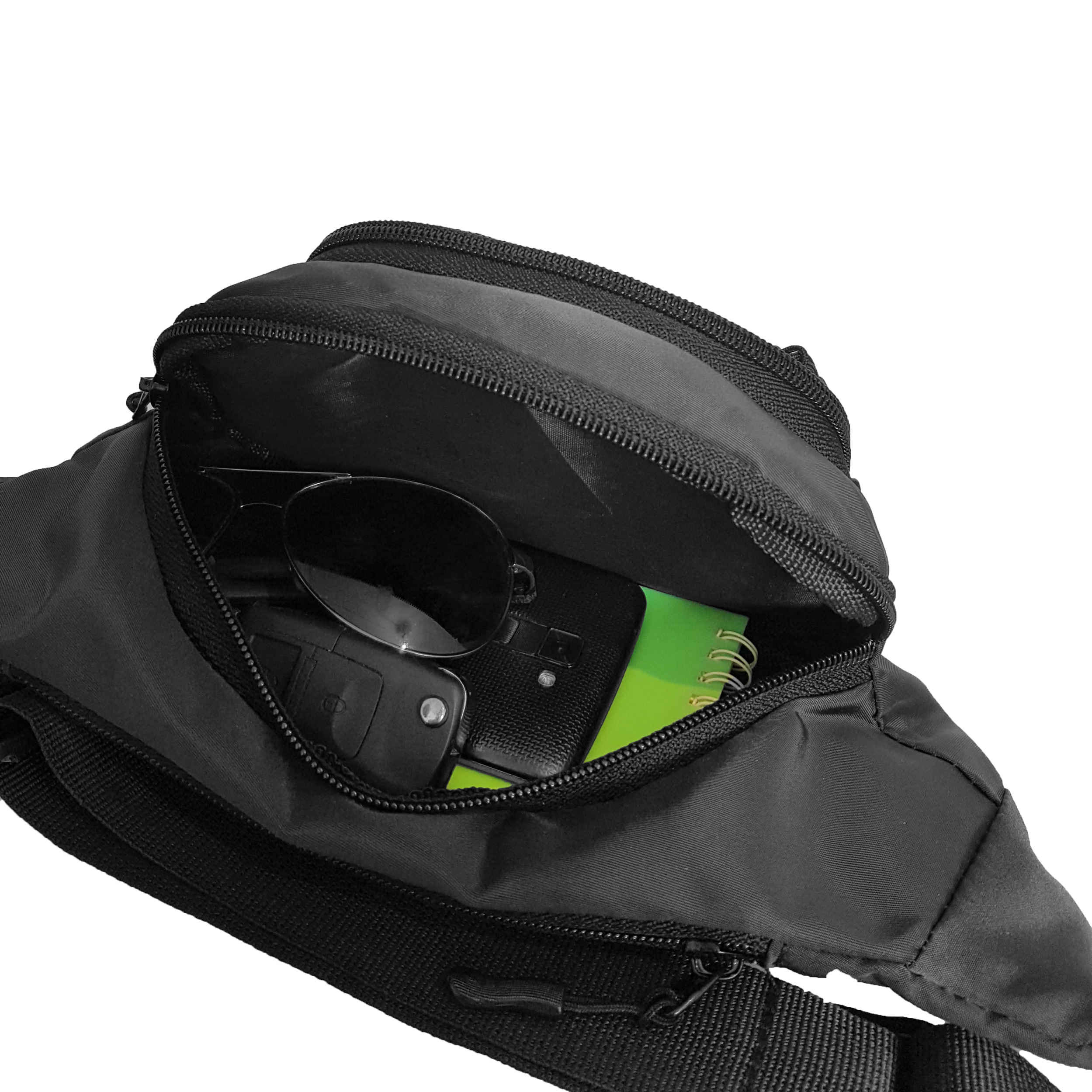 Canvas Fanny Pack with 4 Pockets - Designed for Outdoor Activities ...
