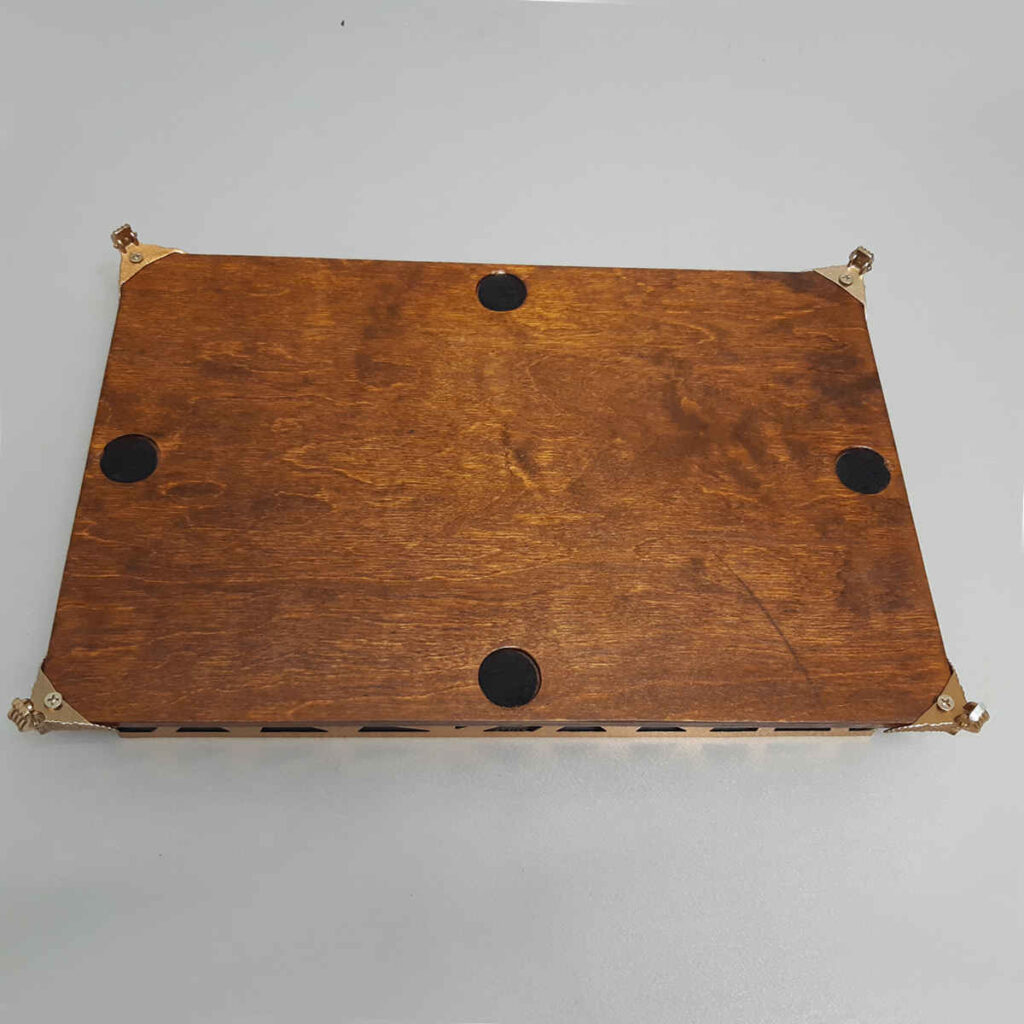 Wooden Serving Tray With Border & Base Model Asa - ShopiPersia