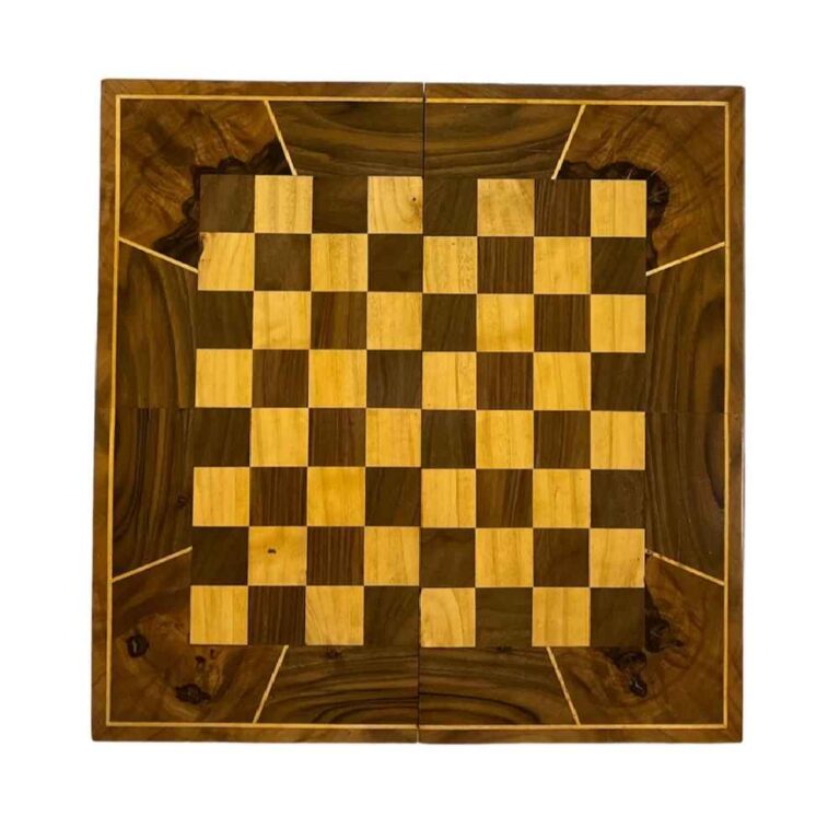 Backgammon & Chess Board Handcrafted from Walnut Wood Hashtpar ...