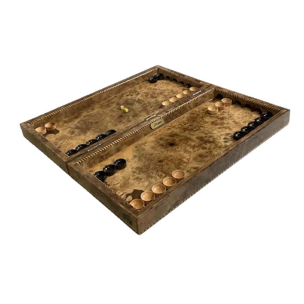 Backgammon & Chess Board Handcrafted from Walnut Wood Mina - ShopiPersia