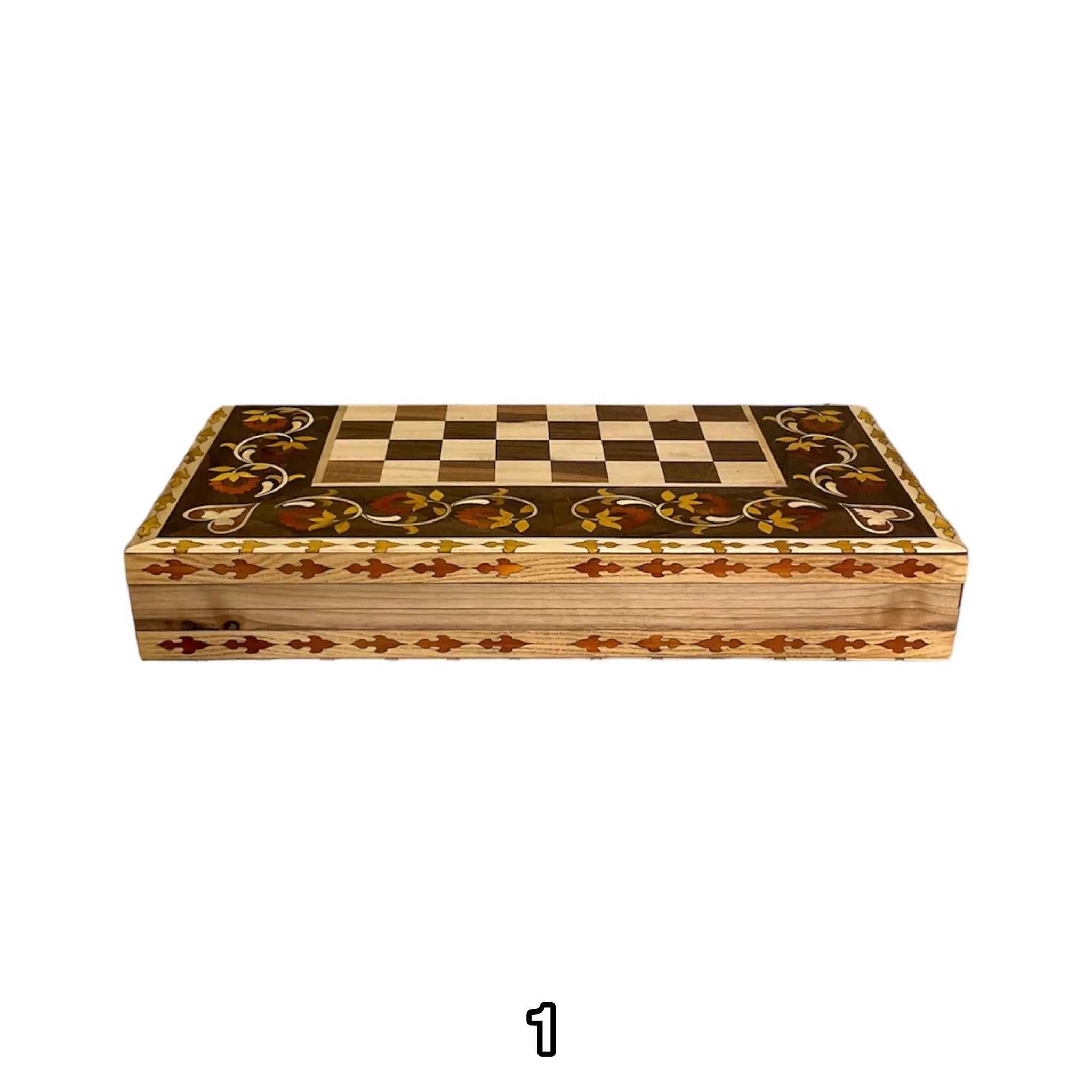 Backgammon & Chess Board Handcrafted from Walnut Wood Pichak - ShopiPersia