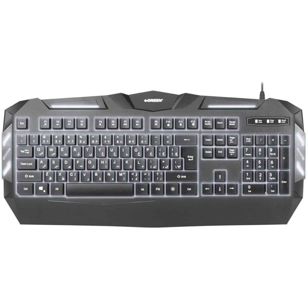Tesco Gaming Keyboard With Farsi Keycaps TK 8121L - ShopiPersia
