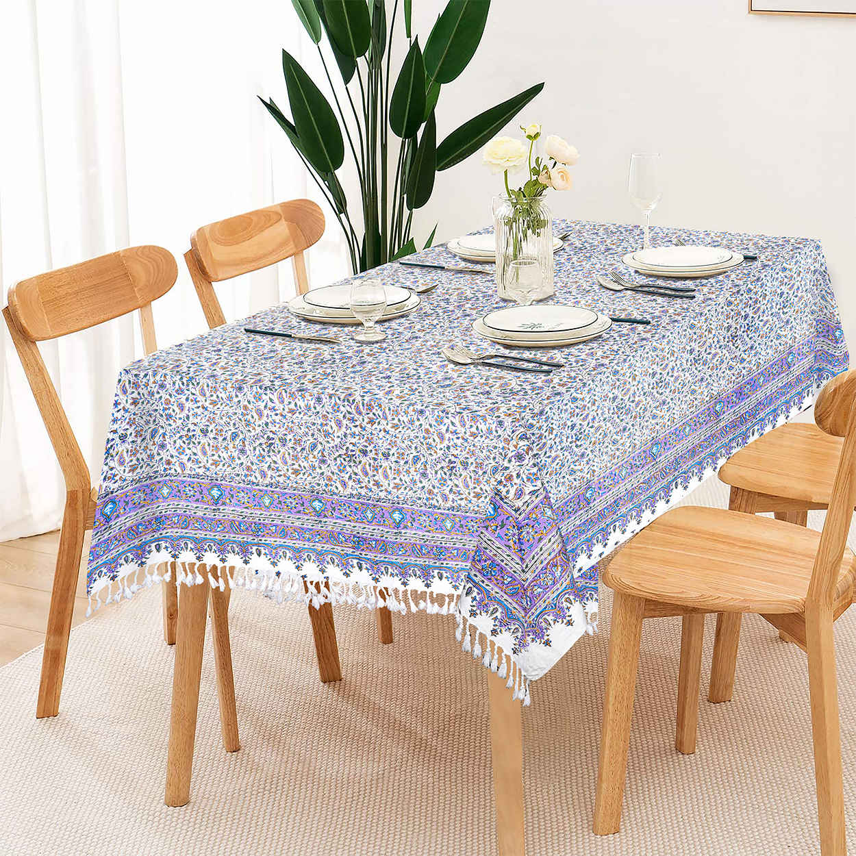 Iranian Tablecloth: Isfahan's Traditional Kalamkari Block Print Artemis ...