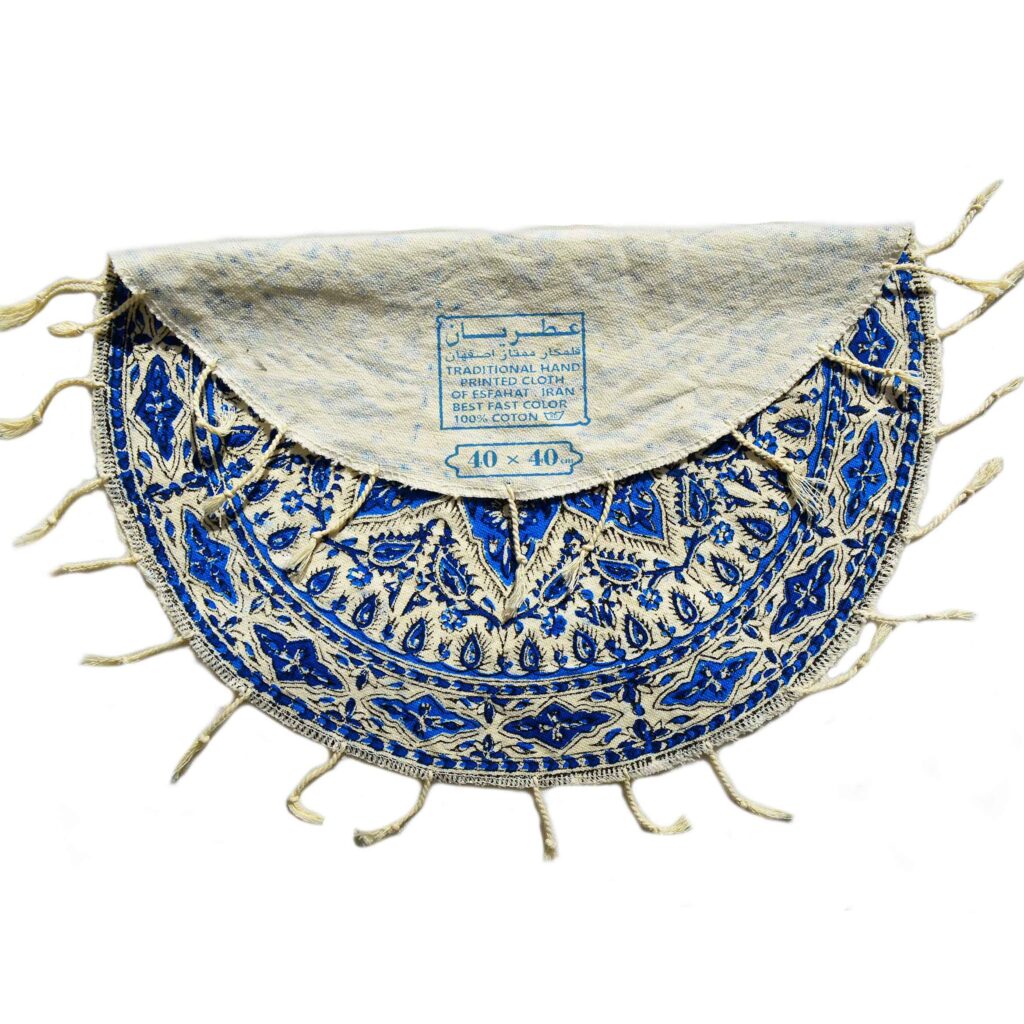 Iranian Tablecloth: Isfahan's Traditional Kalamkari Block Print ...