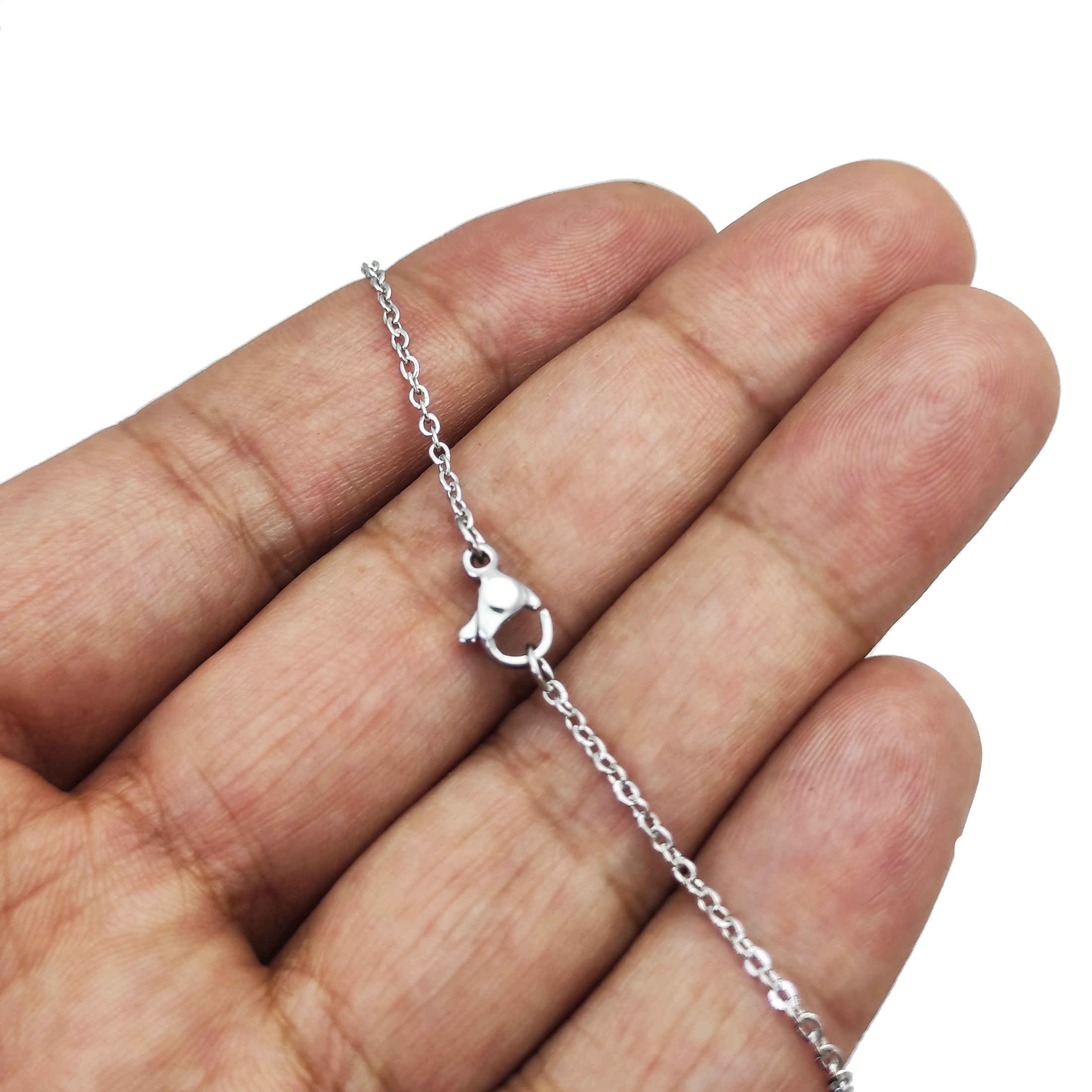 Islamic Steel Necklace with Ya Ali Madad Medallion - ShopiPersia