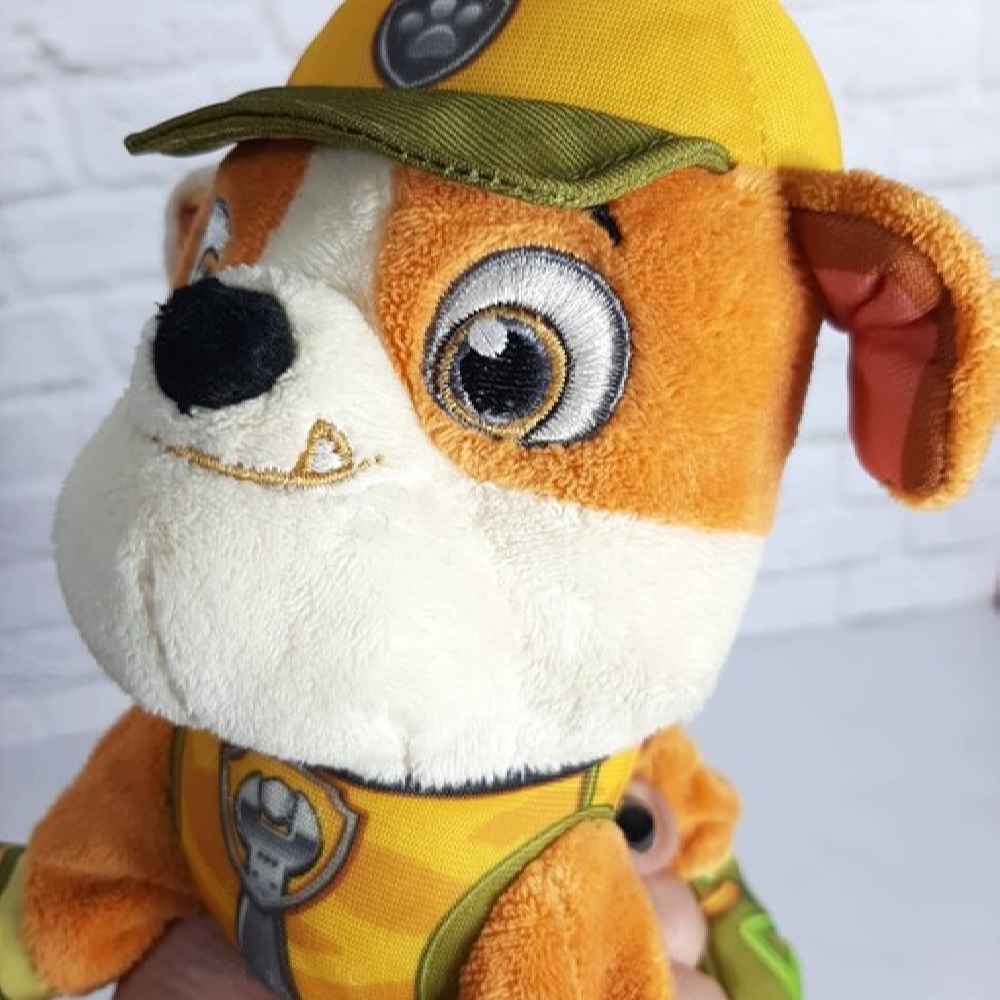 Original Rubble Stuffed Toy - PAW Patrol Character Plush Doll - ShopiPersia