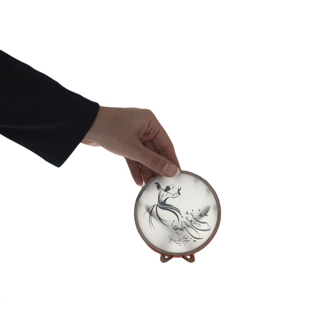 Maquette Model Kit: Persian Daf Instrument Replica with Calligraphy ...