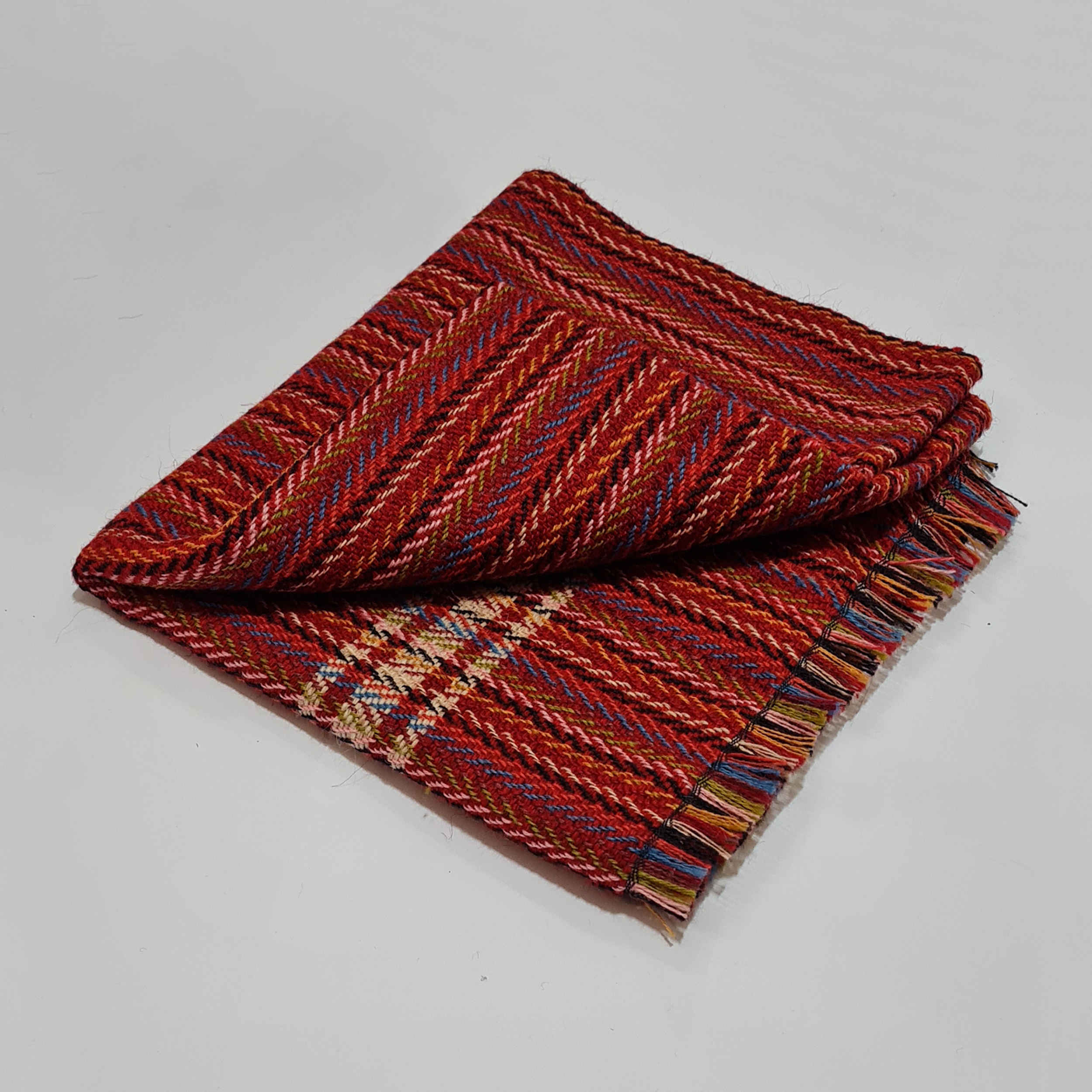 Persian Jajim Rug Flat-Woven in Lorestan Red - ShopiPersia