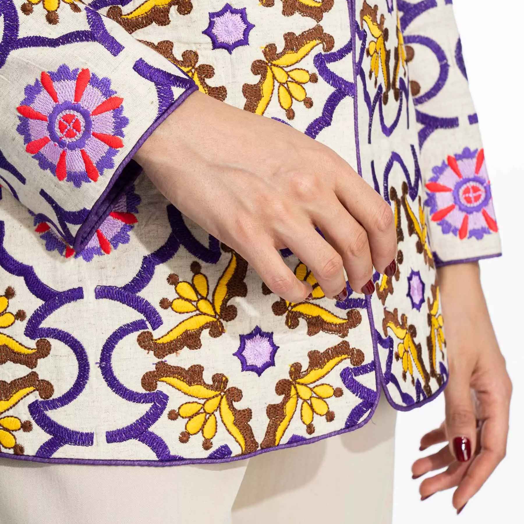 Persian Manto Traditional Style Cotton Fabric for Women - ShopiPersia