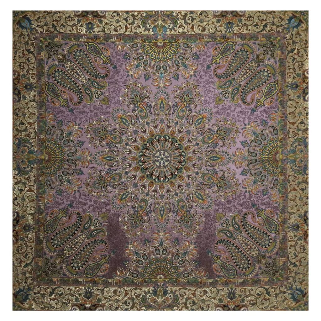 Persian Termeh Tablecloth Luxurious with Floral Pattern Ordibehesht ...