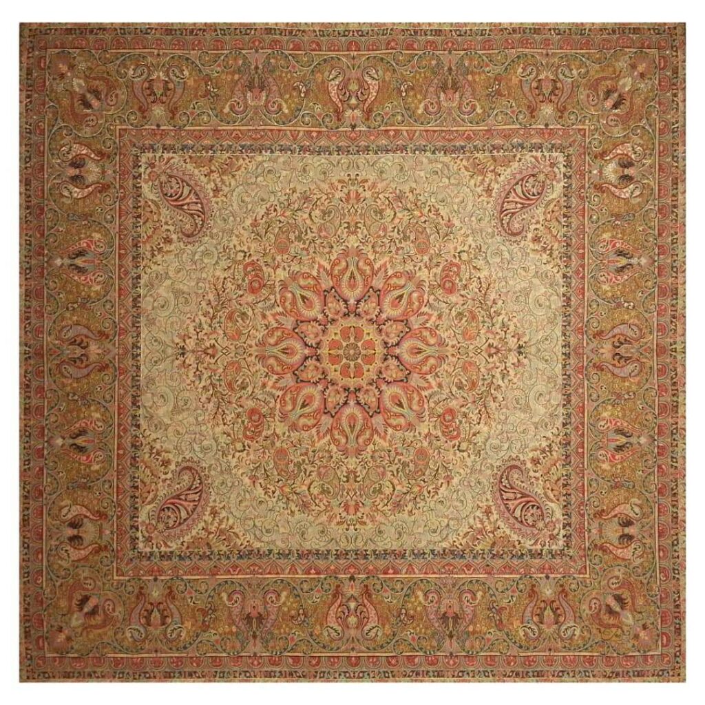 Termeh Tablecloth Luxurious with Persian Paisley Pattern Zarift II ...