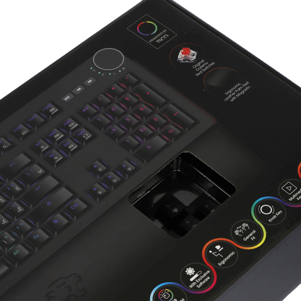 Tesco Gaming Keyboard with Persian Keycaps GK 8128 - ShopiPersia