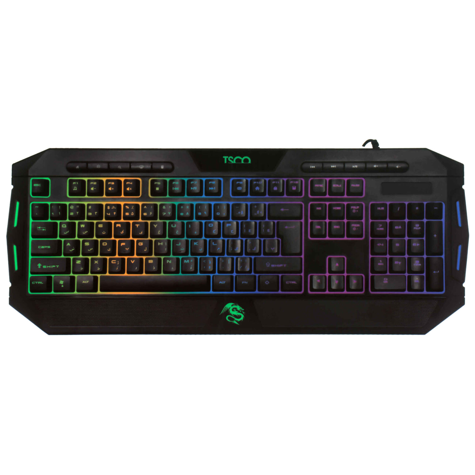 Tesco Gaming Keyboard with Persian Keycaps GK 8128 - ShopiPersia