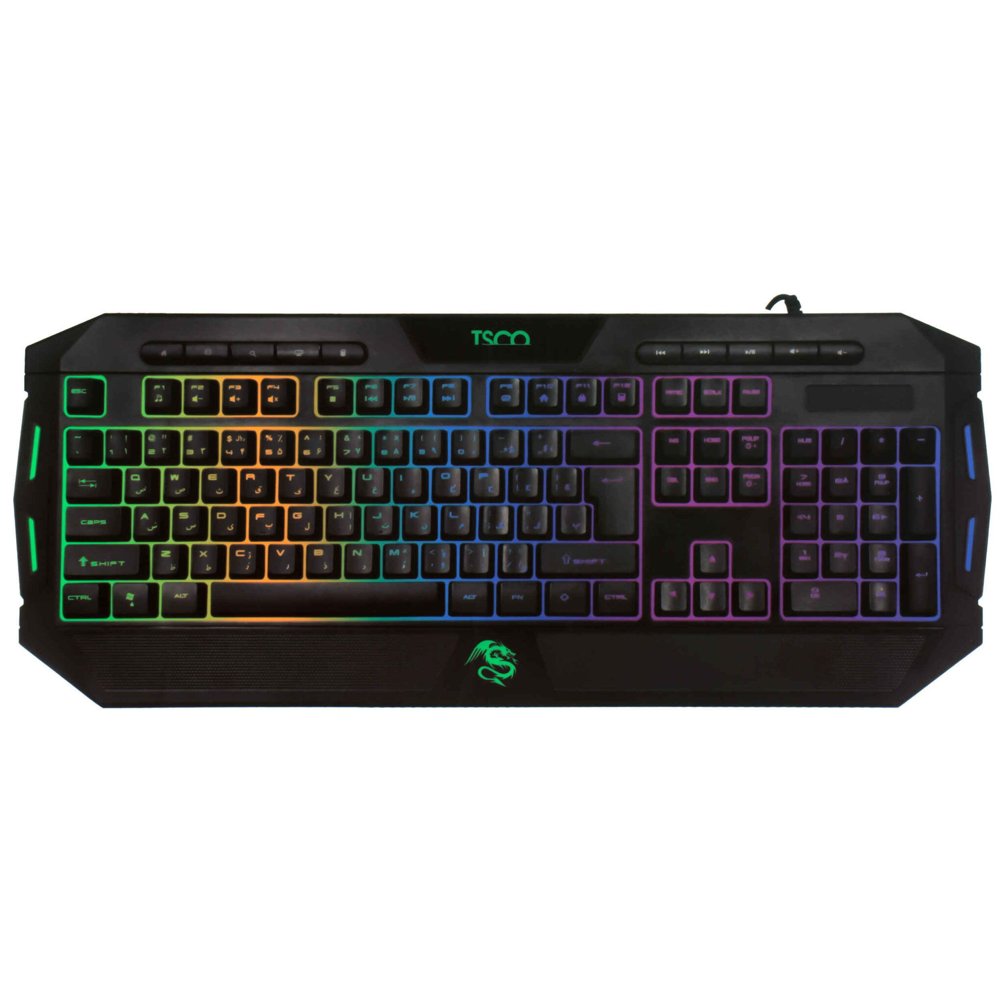 Tesco Gaming Keyboard with Persian Keycaps GK 8128 - ShopiPersia