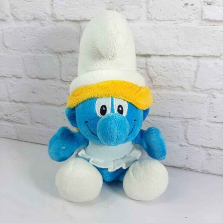 The Smurfs Blue Stuffed Toy - Classic Cartoon Character Plush Doll ...