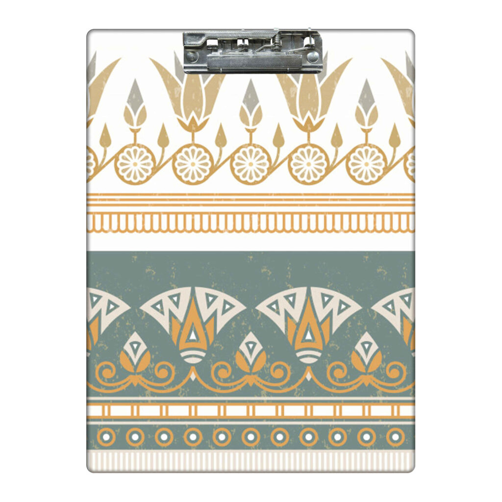 Traditional Print Clipboard Wooden Elegance A4 Size - ShopiPersia