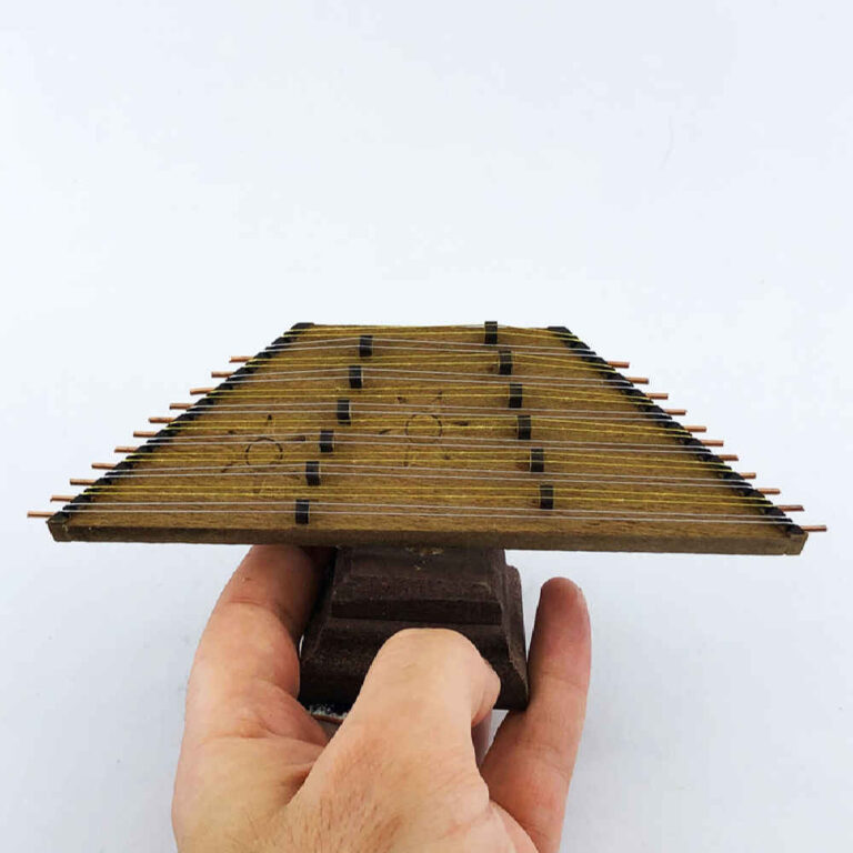 Maquette Model Kit: Wooden Replica Set of Persian Santoor and Kamancheh ...