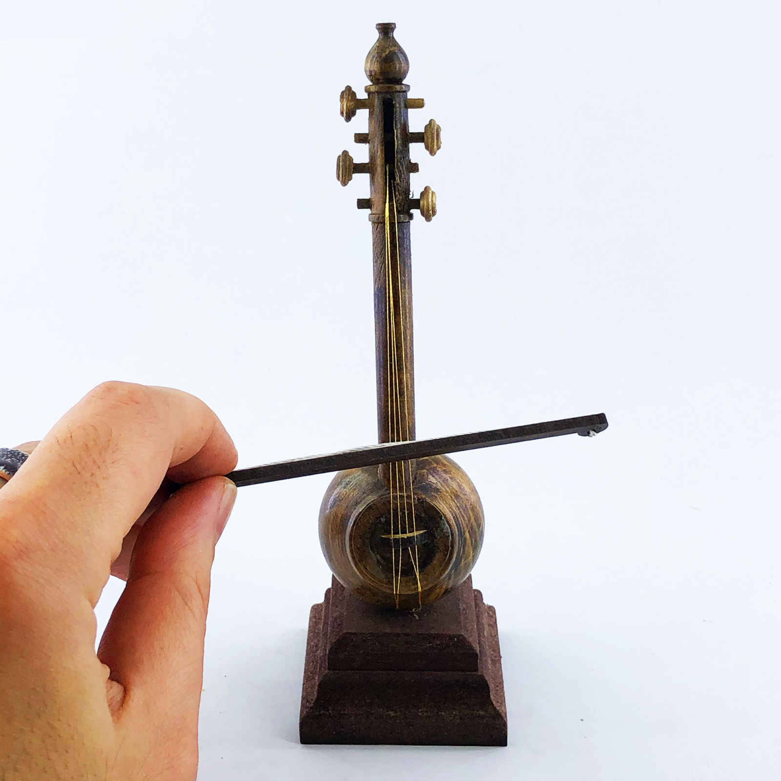 Maquette Model Kit: Wooden Replica Set of Persian Santoor and Kamancheh ...