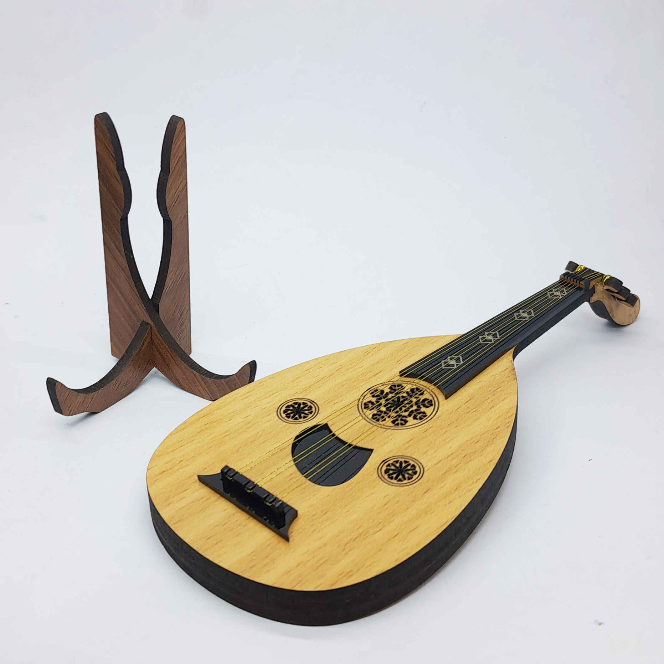 Maquette Model Kit: Wooden Oud Replica for Collectors and Fans ...