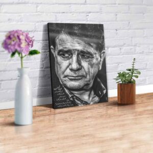 Wooden Poster Print - Persian Singer Mohammad-Reza Shajarian Wall Art ...