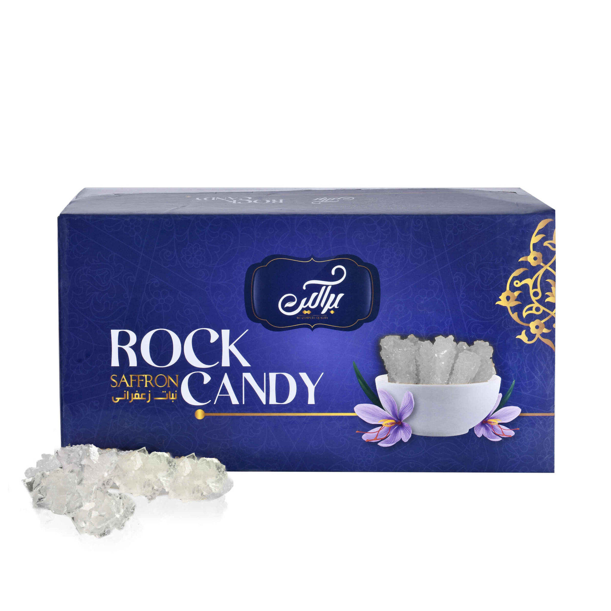 Nabat - Persian Saffron-Flavored Hard Rock Candy on Stick 400 grams ...