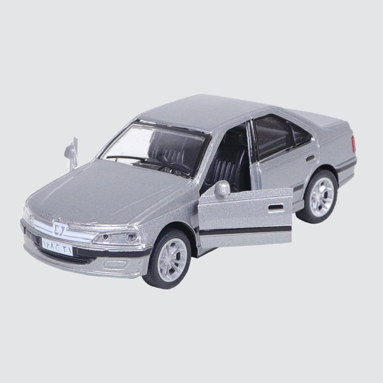 Peugeot Pars Toy Car Diecast with Headlights & Opening Doors - ShopiPersia