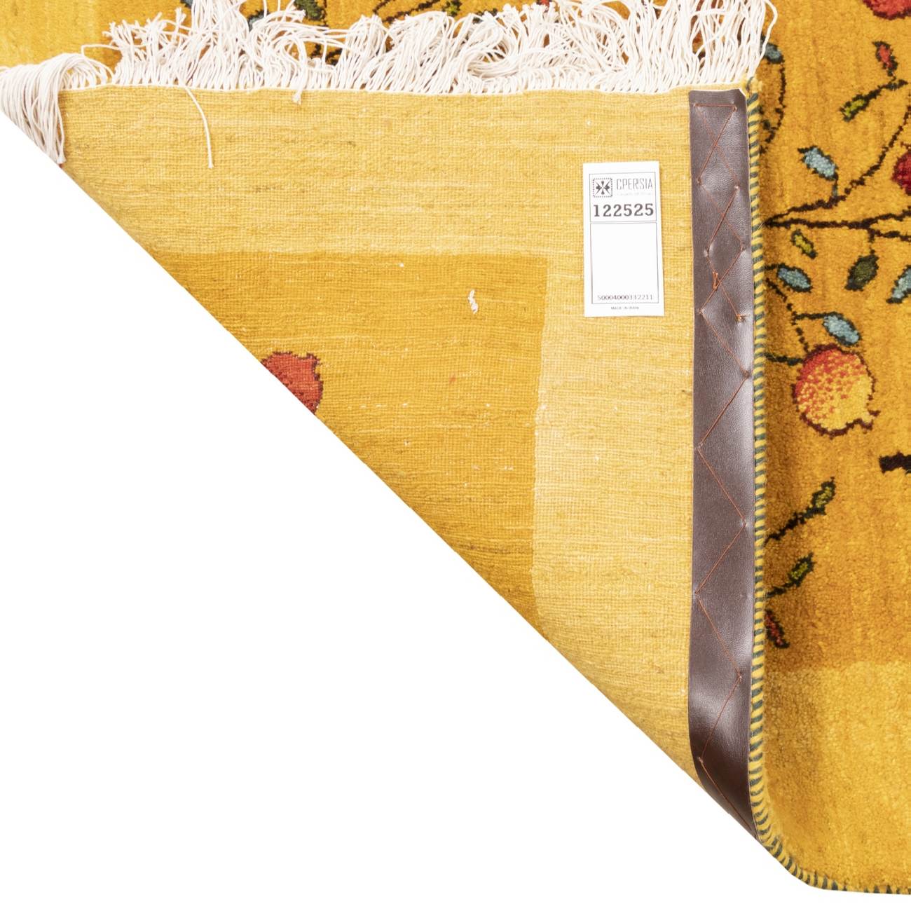 Genuine Persian Gabbeh Wool Rug Handwoven in Fars Floral Yellow ...