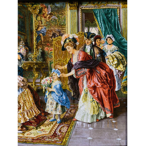 Grandmother's Birthday Arturo Ricci Hand-Knotted Persian Silk Carpet ...