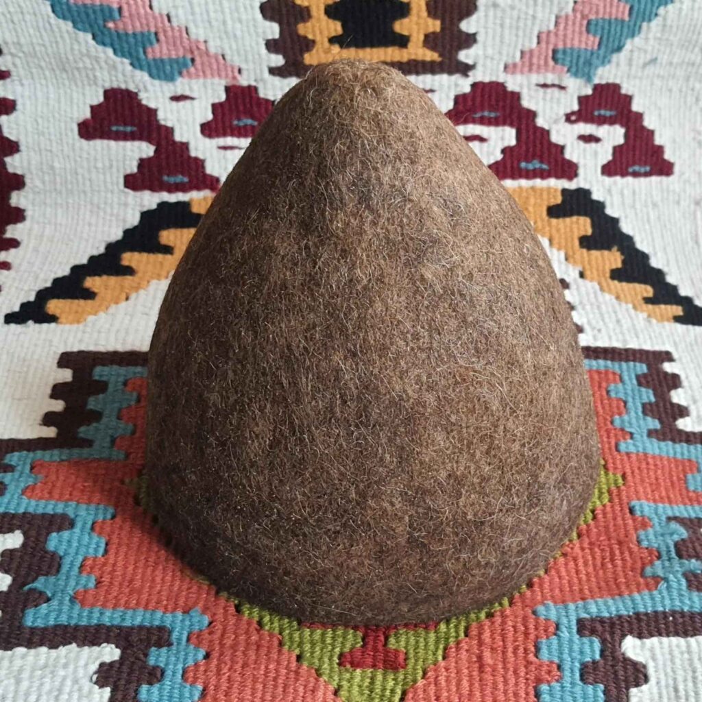 Iranian Sufi and Dervish Ethnic Hat 100% Wool - ShopiPersia