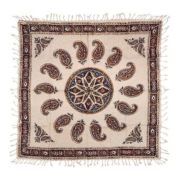 Iranian Tablecloth: Isfahan's Traditional Kalamkari Block Print Rabin ...