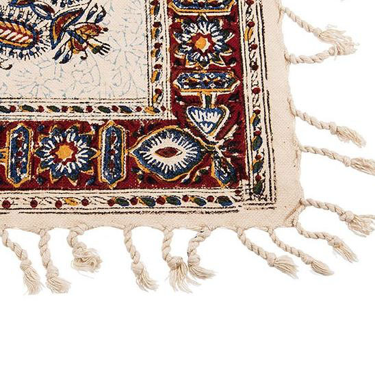 Iranian Tablecloth: Isfahan's Traditional Kalamkari Block Print Rabin ...