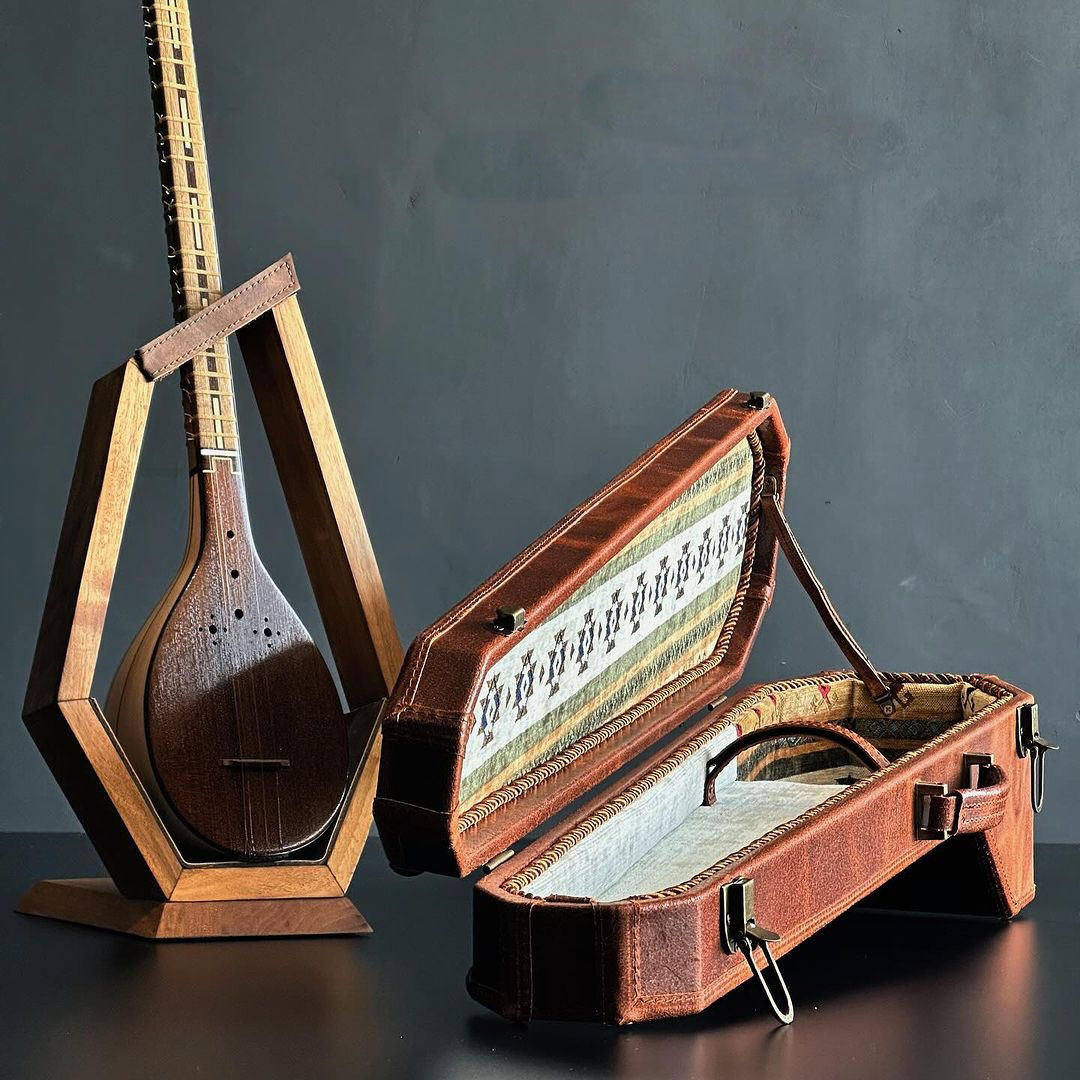 Persian Setar Hard Case Luxurious Handmade from Fir Wood & Leather ...