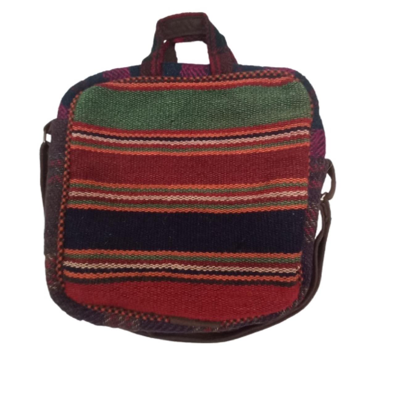 Handcrafted Kilim Crossbody Bag with Traditional Style - ShopiPersia