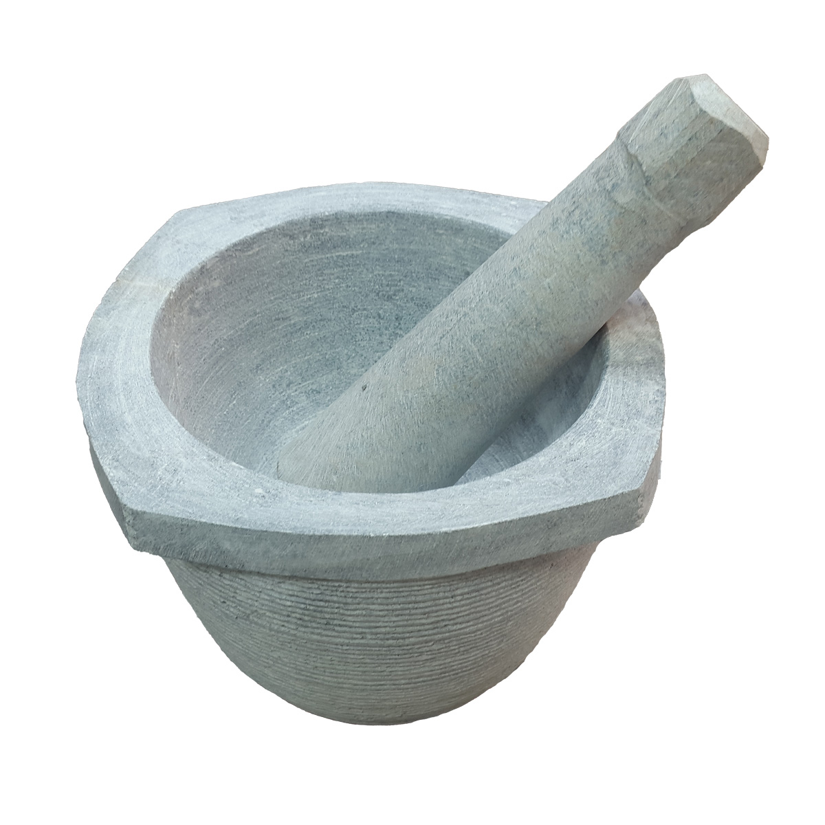 Stone Mortar & Pestle Set Handcrafted for Culinary Excellence - ShopiPersia