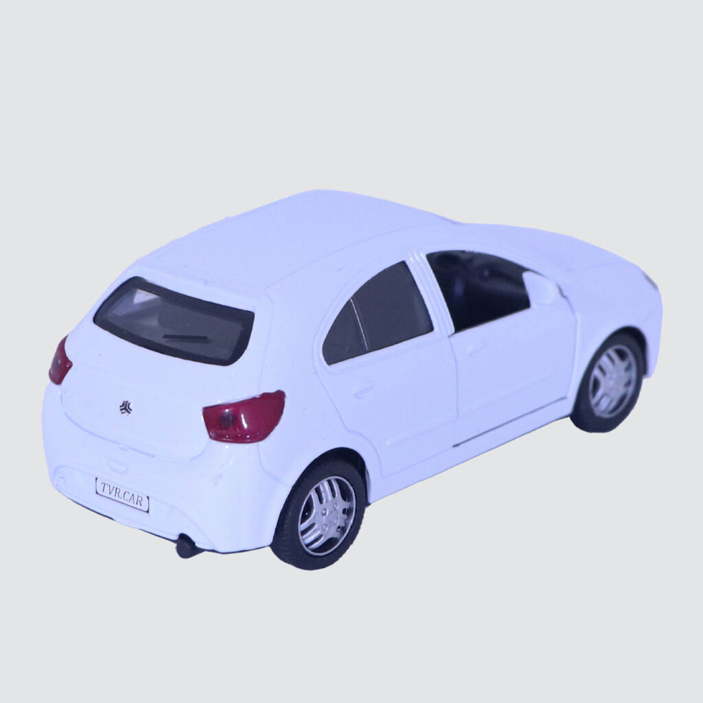 Paykan Toy Car Diecast in Metal White - ShopiPersia