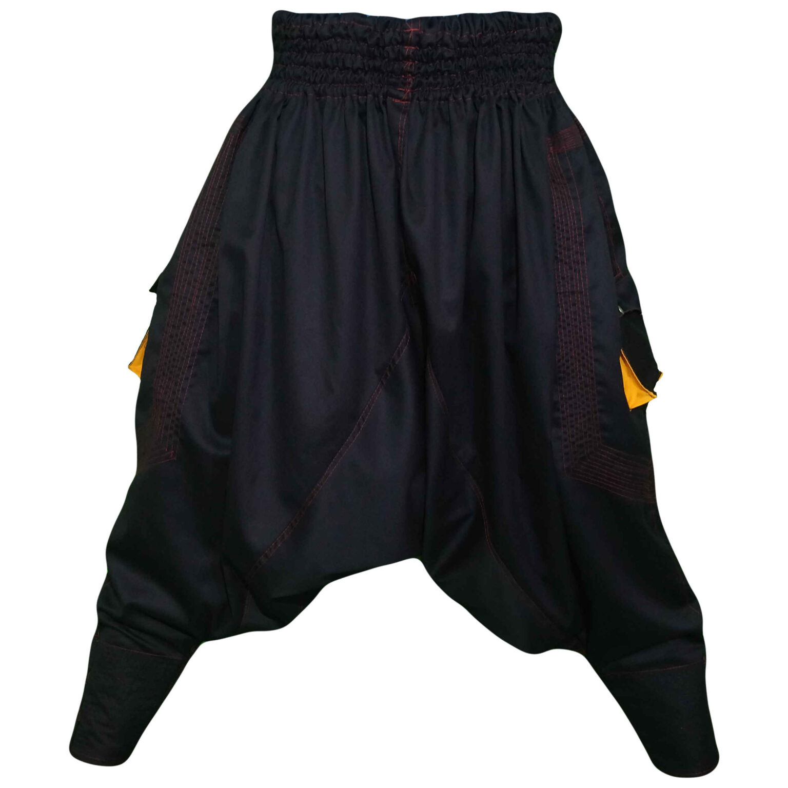 Traditional Iranian Trouser Black Kurdish Shalwar - ShopiPersia