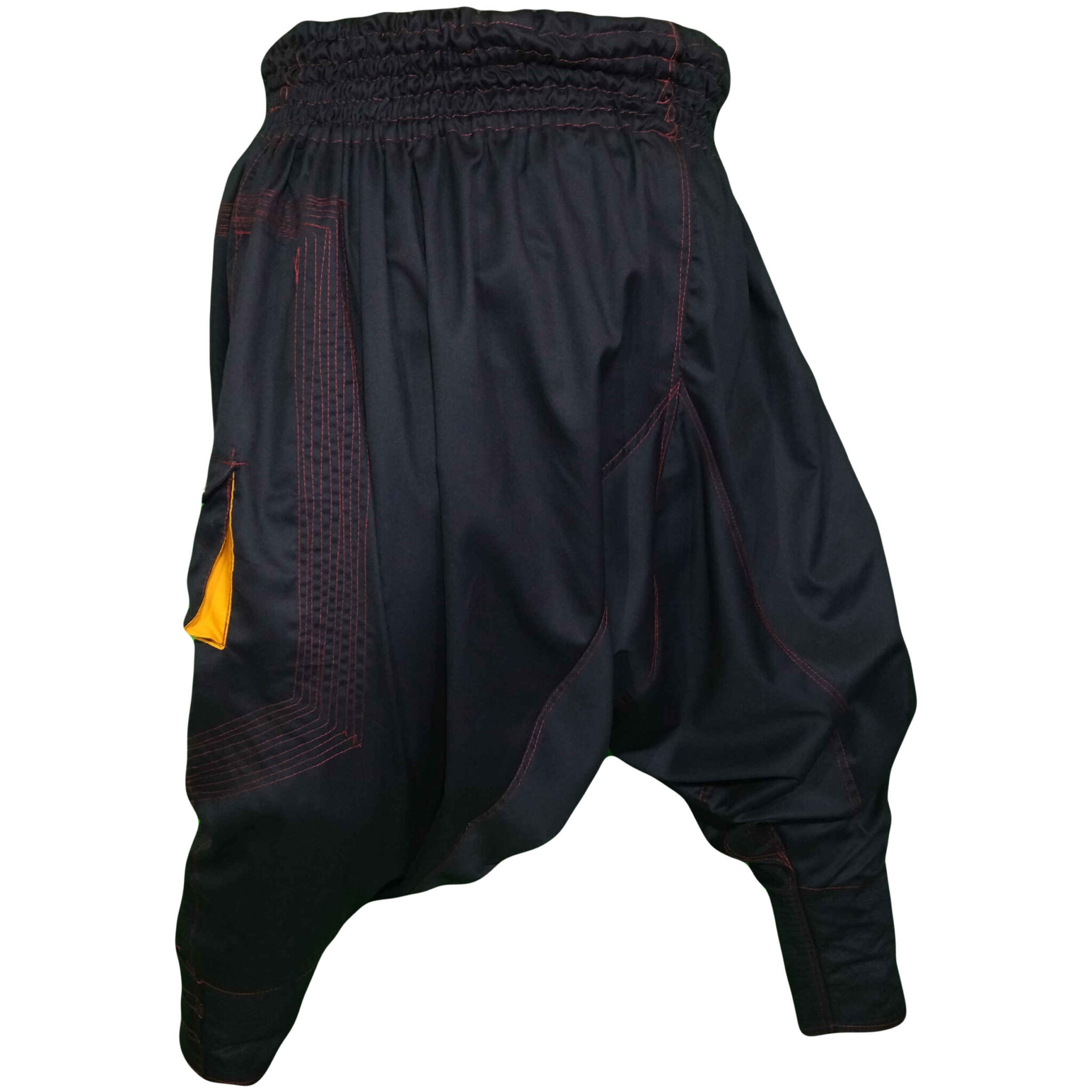 Traditional Iranian Trouser Black Kurdish Shalwar - ShopiPersia