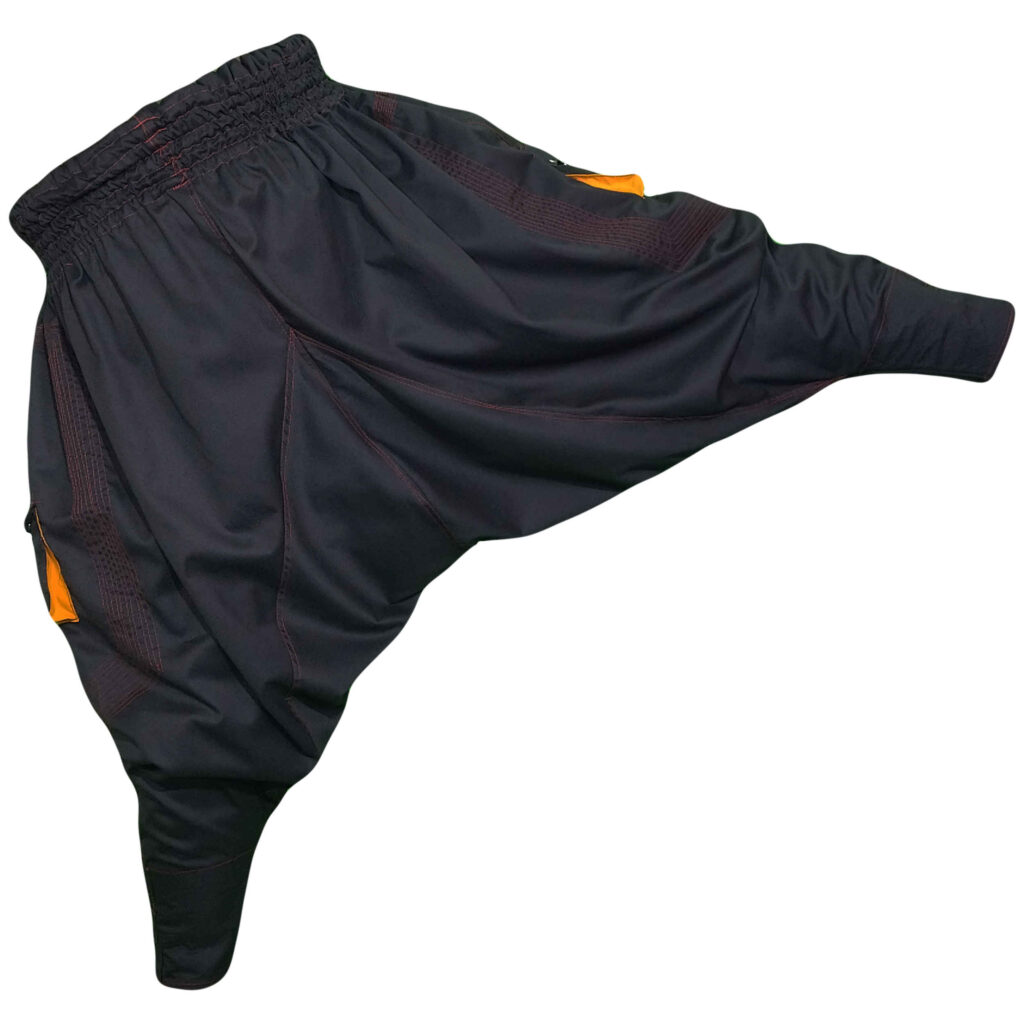 Traditional Iranian Trouser Black Kurdish Shalwar - ShopiPersia