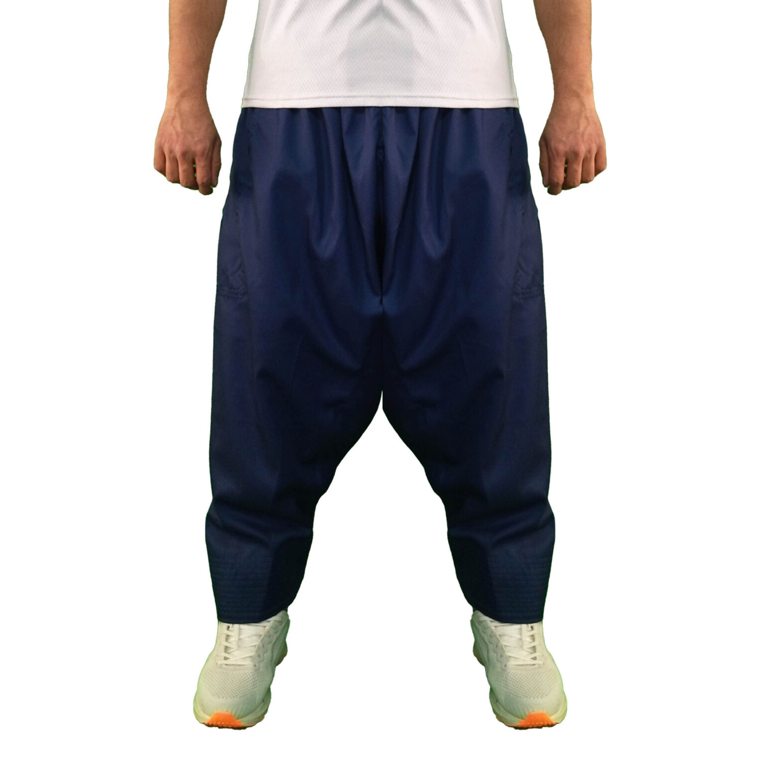 Traditional Kurdish Trouser – Navy Blue Stylish Shalwar - ShopiPersia