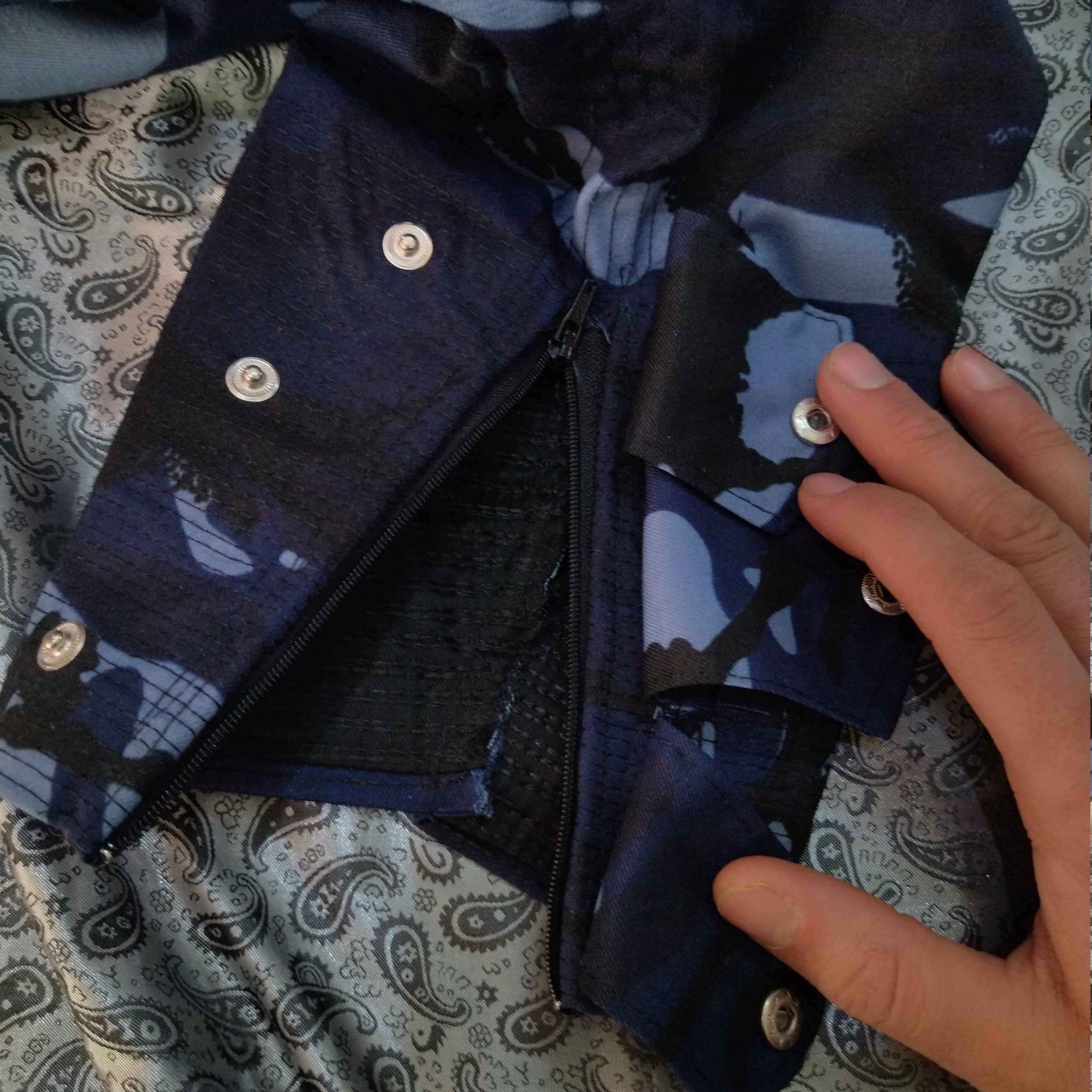 Traditional Kurdish Trouser – Navy Blue Palangi Shalwar - ShopiPersia