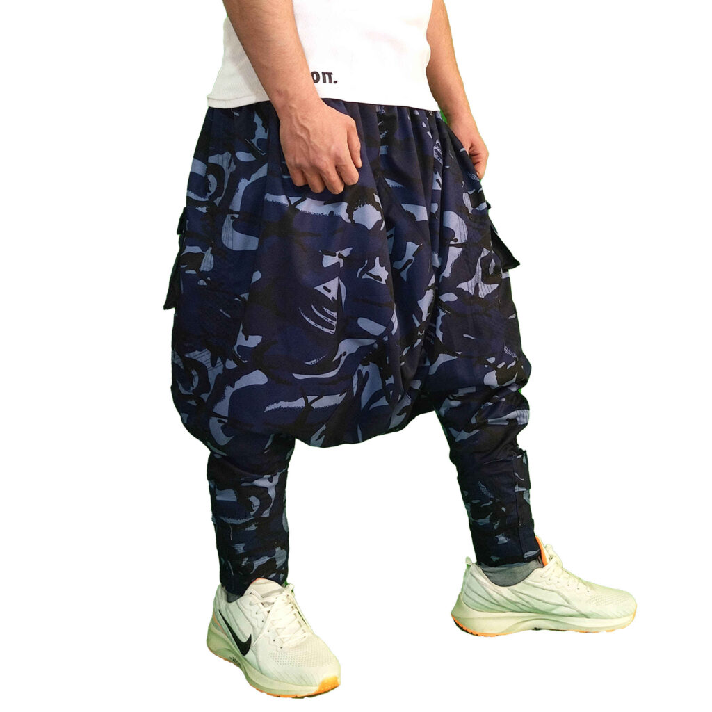 Traditional Iranian Trousers Kurdish Shalwar Navy Blue Model Palangi ...