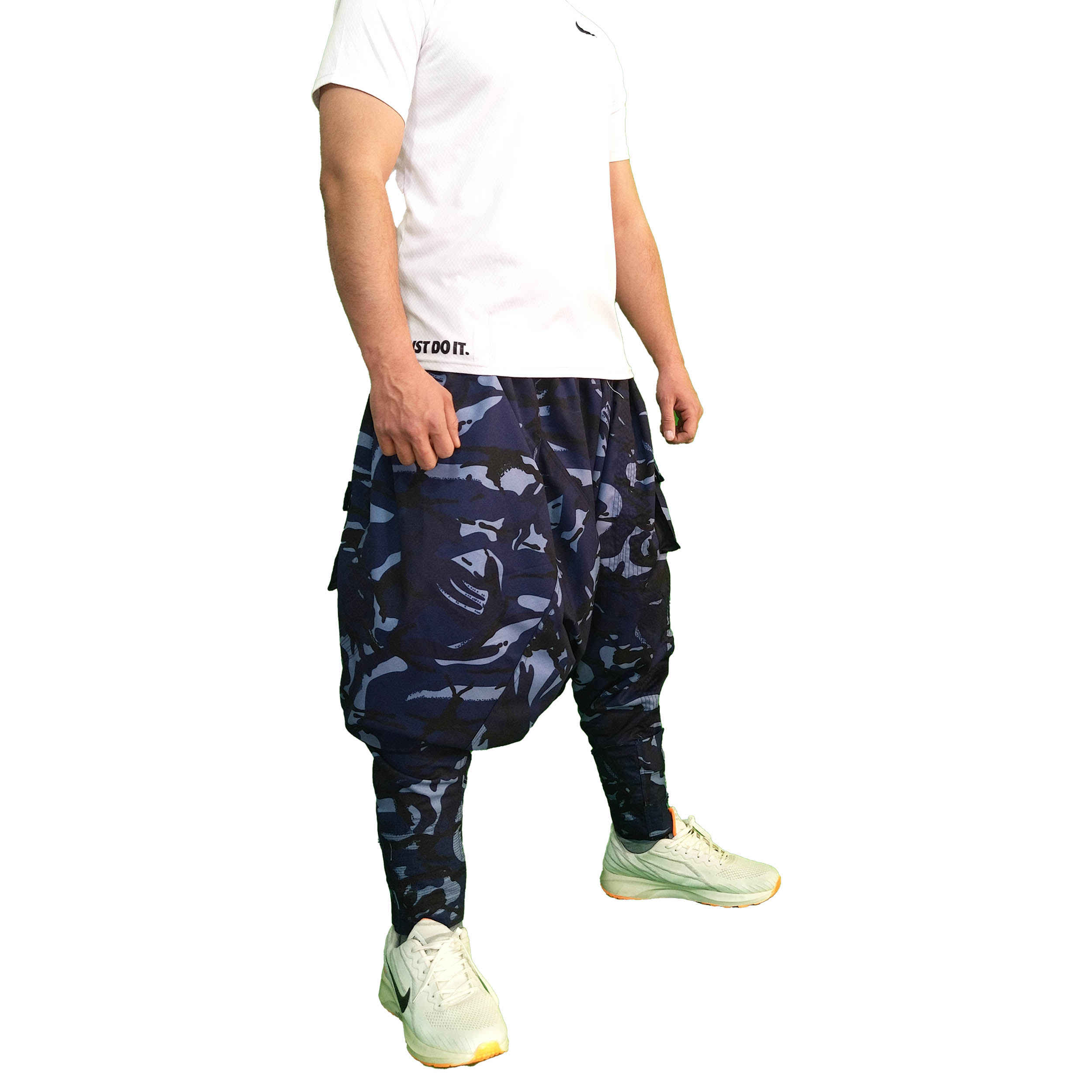 Traditional Kurdish Trouser – Navy Blue Palangi Shalwar - ShopiPersia