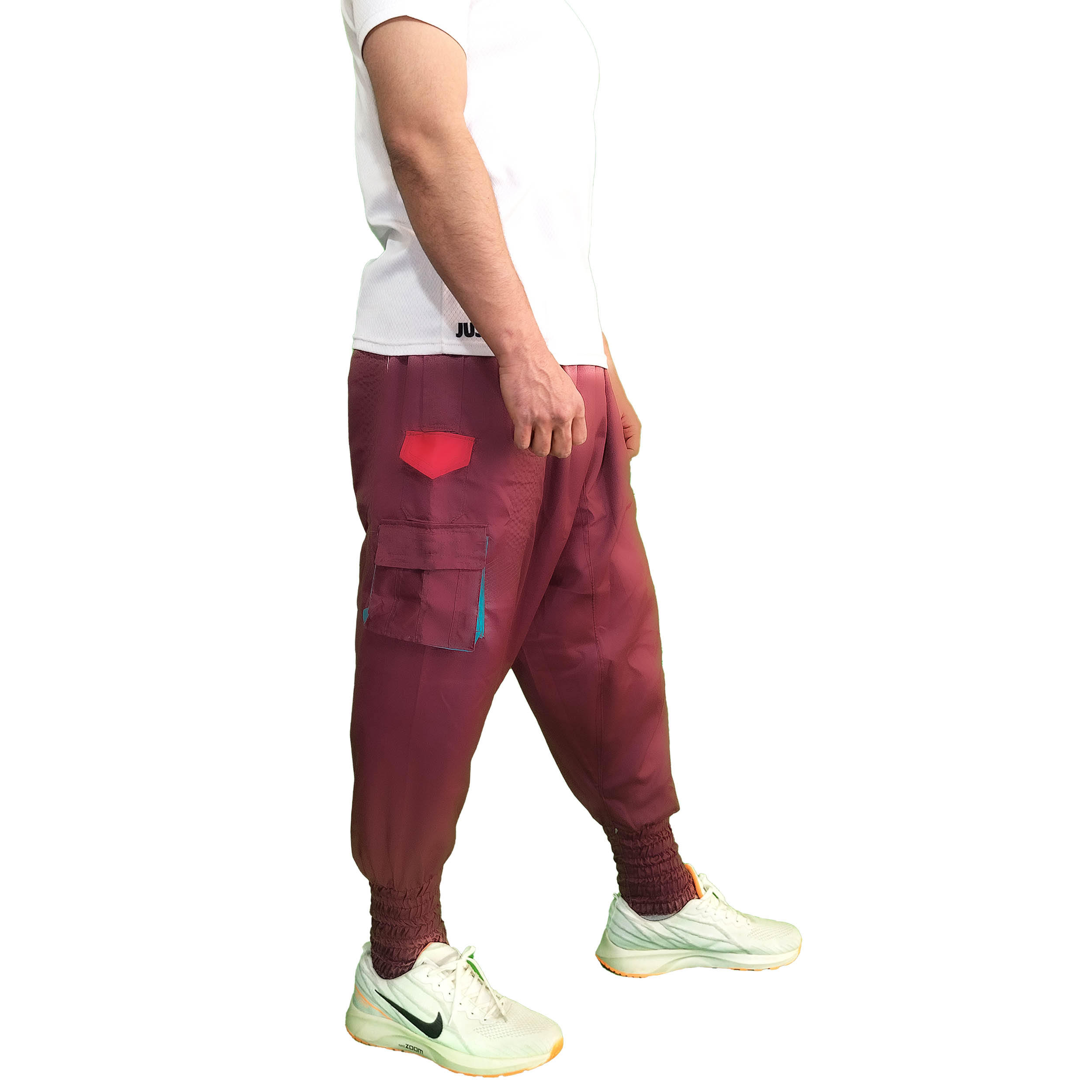 Traditional Kurdish Trouser – Red Bold Shalwar - ShopiPersia