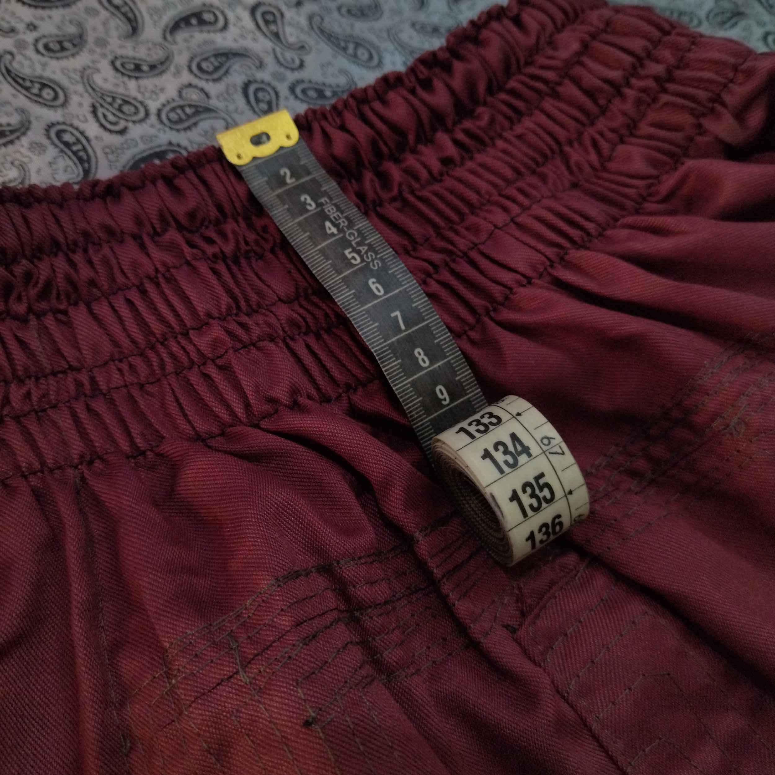 Traditional Kurdish Trouser – Red Bold Shalwar - ShopiPersia